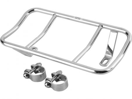 Custom Chrome Europe | 1" Handlebar Rack including Clamps Chrome