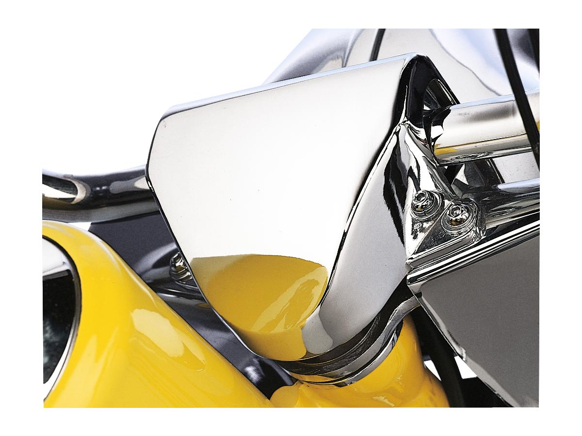Custom Chrome Europe | FL Softail and FL 4-Speed Bar Clamp Cover For ...