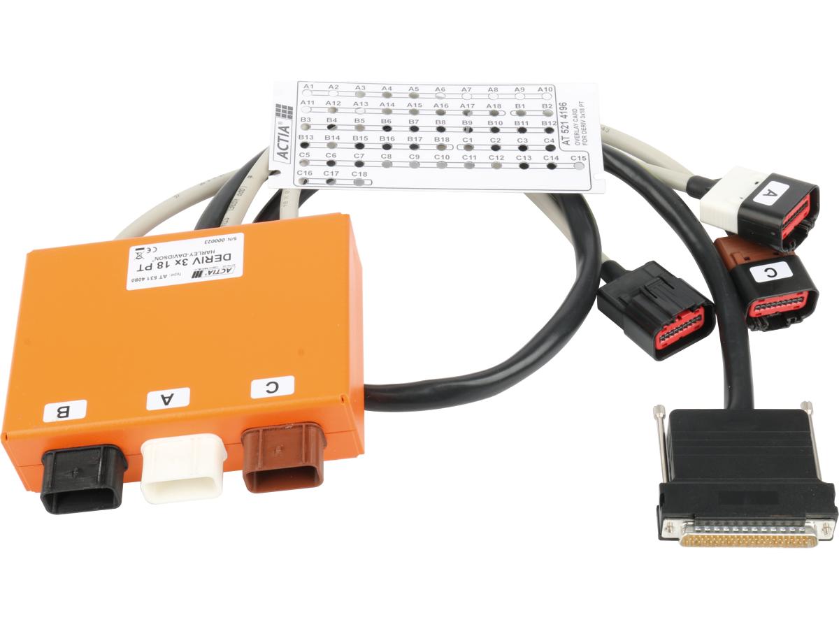Actia 3 X 18 Pin DIAG4BIKE T-adapter For Ecm (914797) | ARH Custom UK