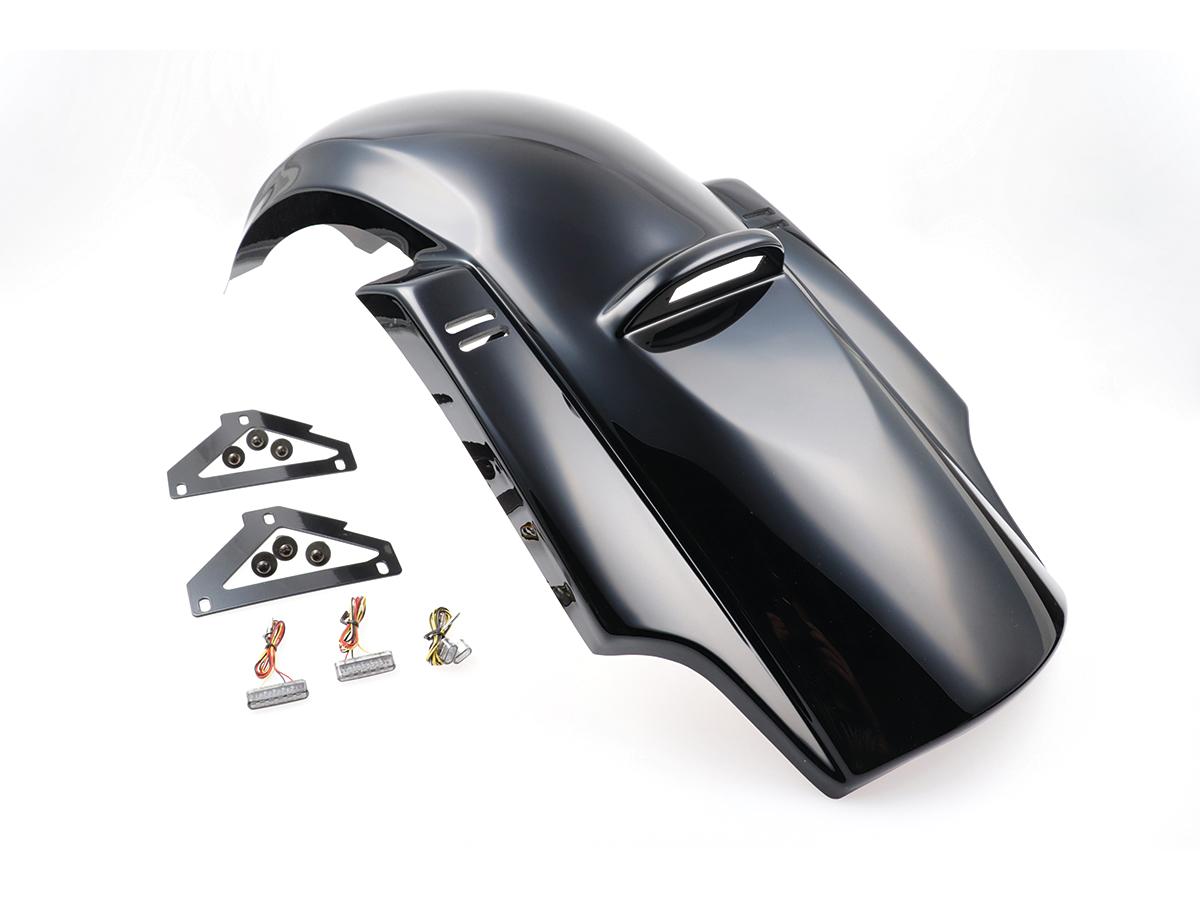 Custom Chrome Europe | Custom Rear Fender Fender Kit including Turn ...